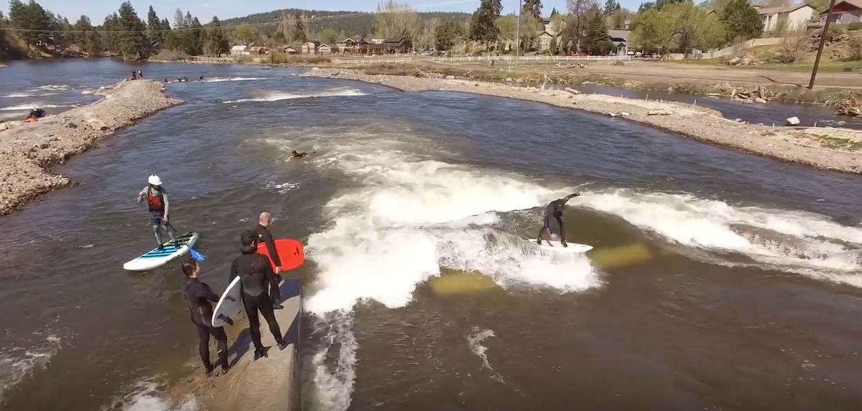 Bend Whitewater Park River Surfing! - SUP World Mag