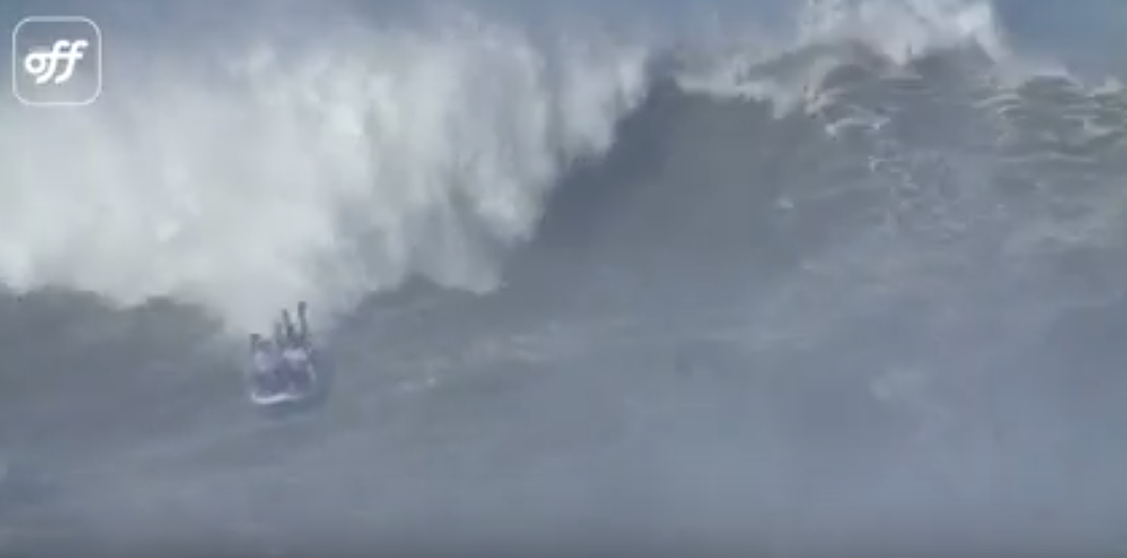 Surfing Nazaré on a Big SUP!!! - SUP World Mag
