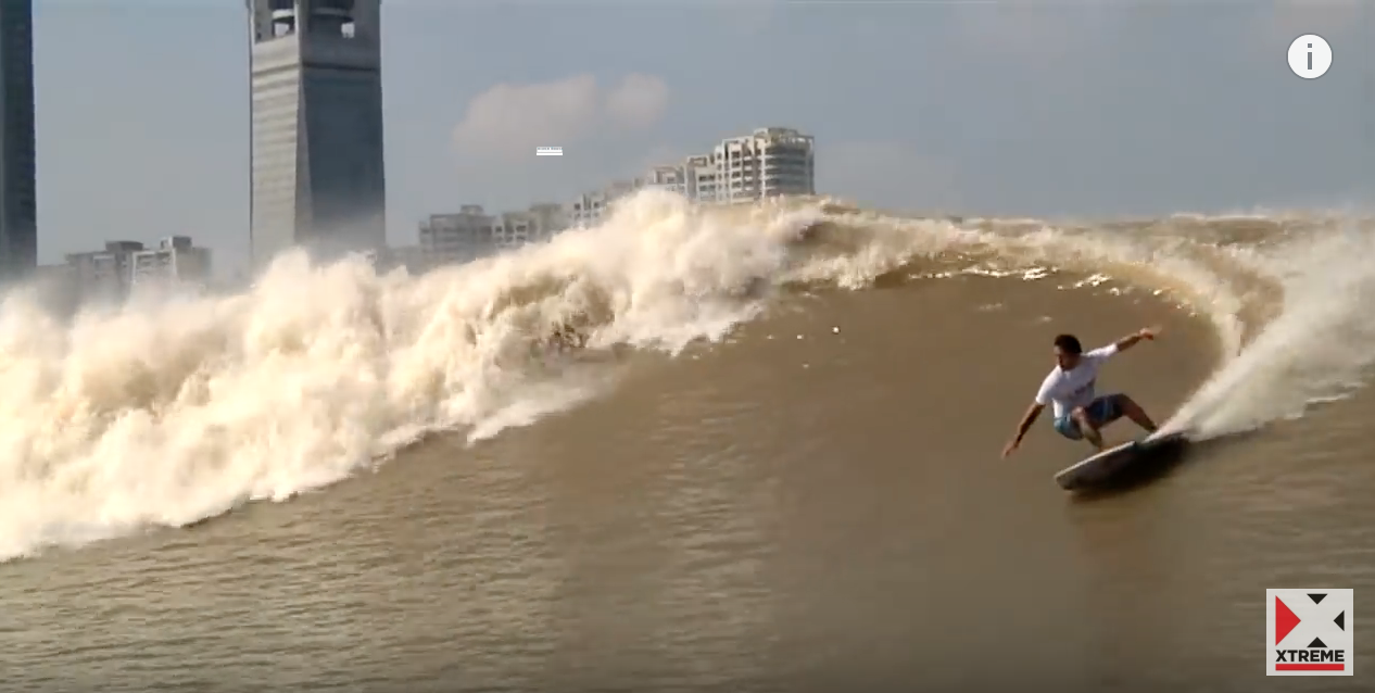 Surfing China's River Wave - The "Silver Dragon" - SUP World Mag