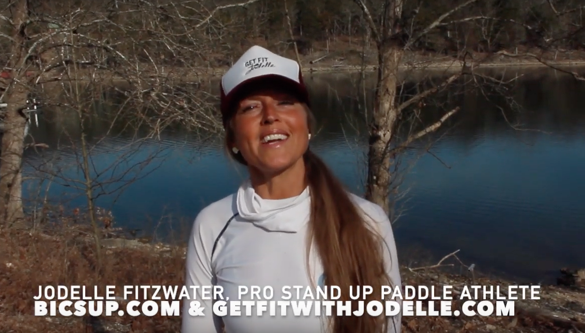 Get Fit on The Water - Episode 1 - Lower Body SUP Workout w/ Jodelle ...