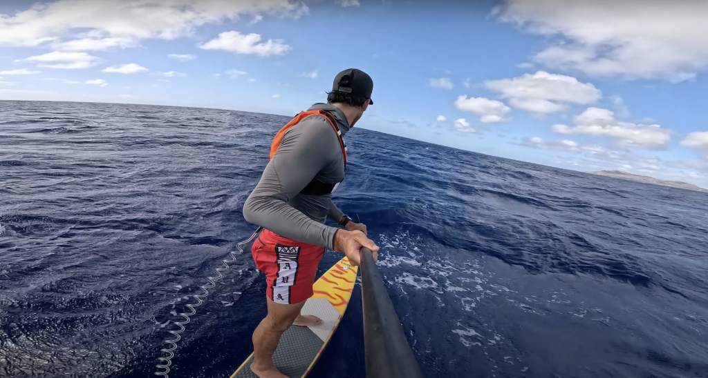 8 Mile Downwind SUP FOIL | Cross Training - SUP World Mag